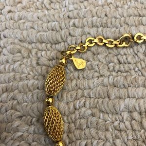 Biagi | Jewelry | Vintage Biagi Gold Mesh Bead Necklace | Poshmark